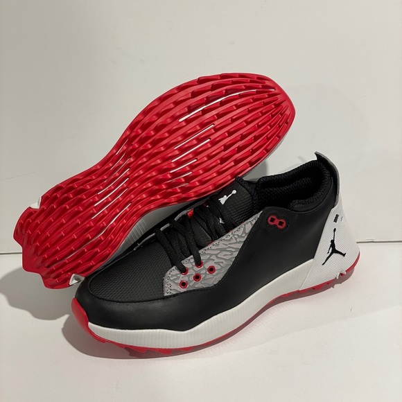 Jordan | Shoes | Jordan Adg 2 Mens Golf Shoes Black Red Ct78201 | Poshmark
